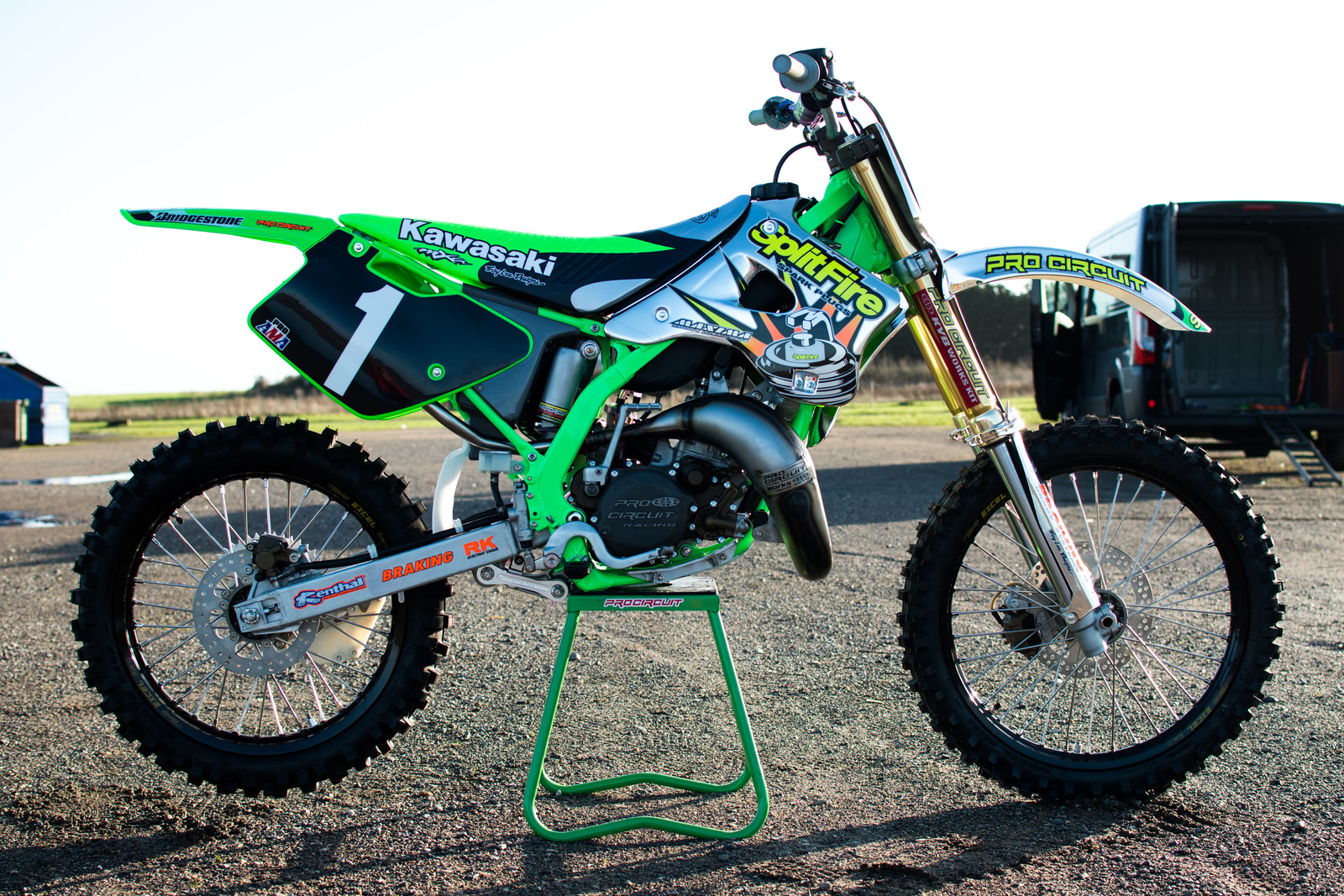 KX125 1996 Pro Circuit Chrome Splitfire Factory Replica - Paul_tony_baker's Bike Check - Vital MX